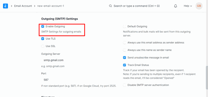 How To Configure Email Account In ERPNext | Kanak Infosystems