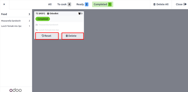 Kitchen Display Application in Odoo v17